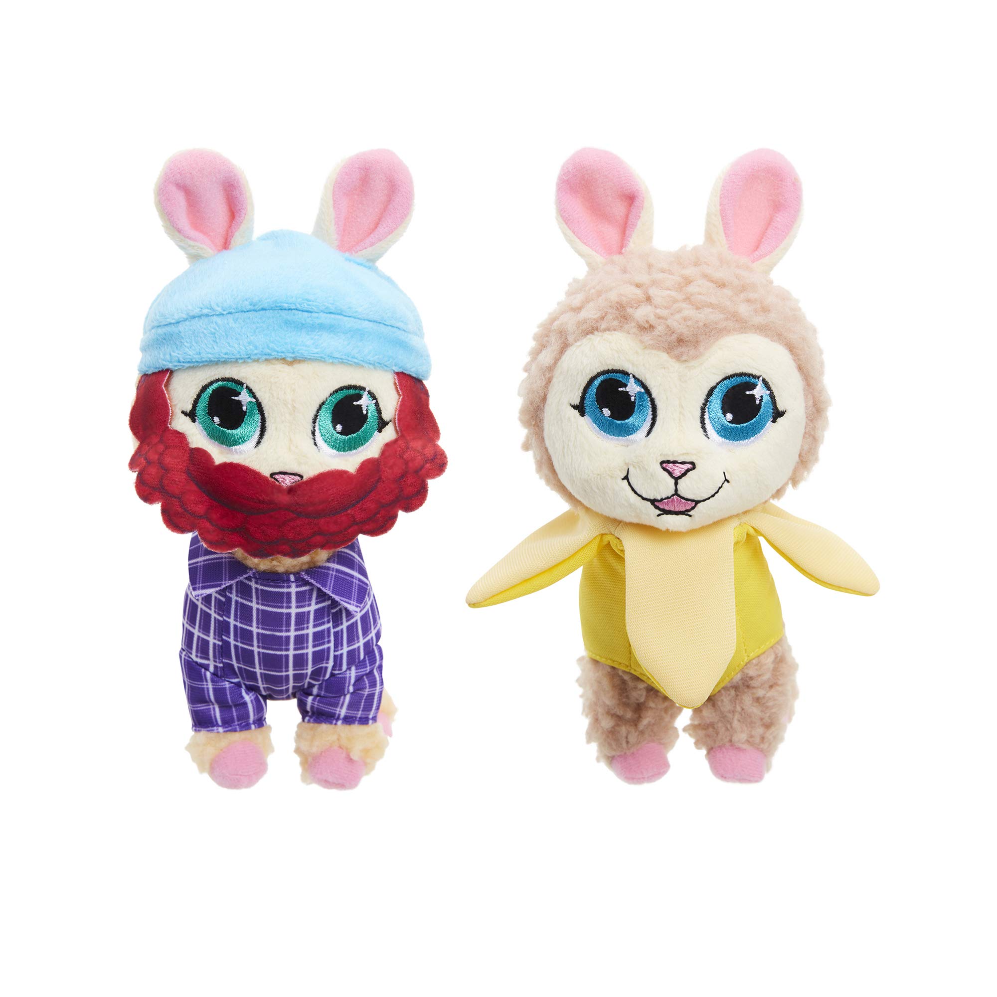 Who’s Your Llama Collectible Plush Friends [Amazon Exclusive], Banana & Lumberjack Llama