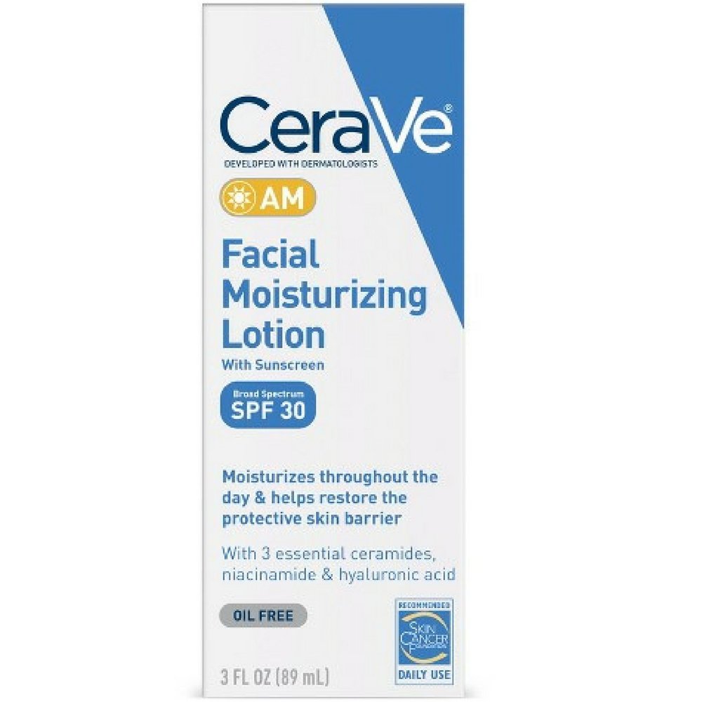 CeraVe Facial Moisturizing Lotion AM 3 oz ( Pack of 12)