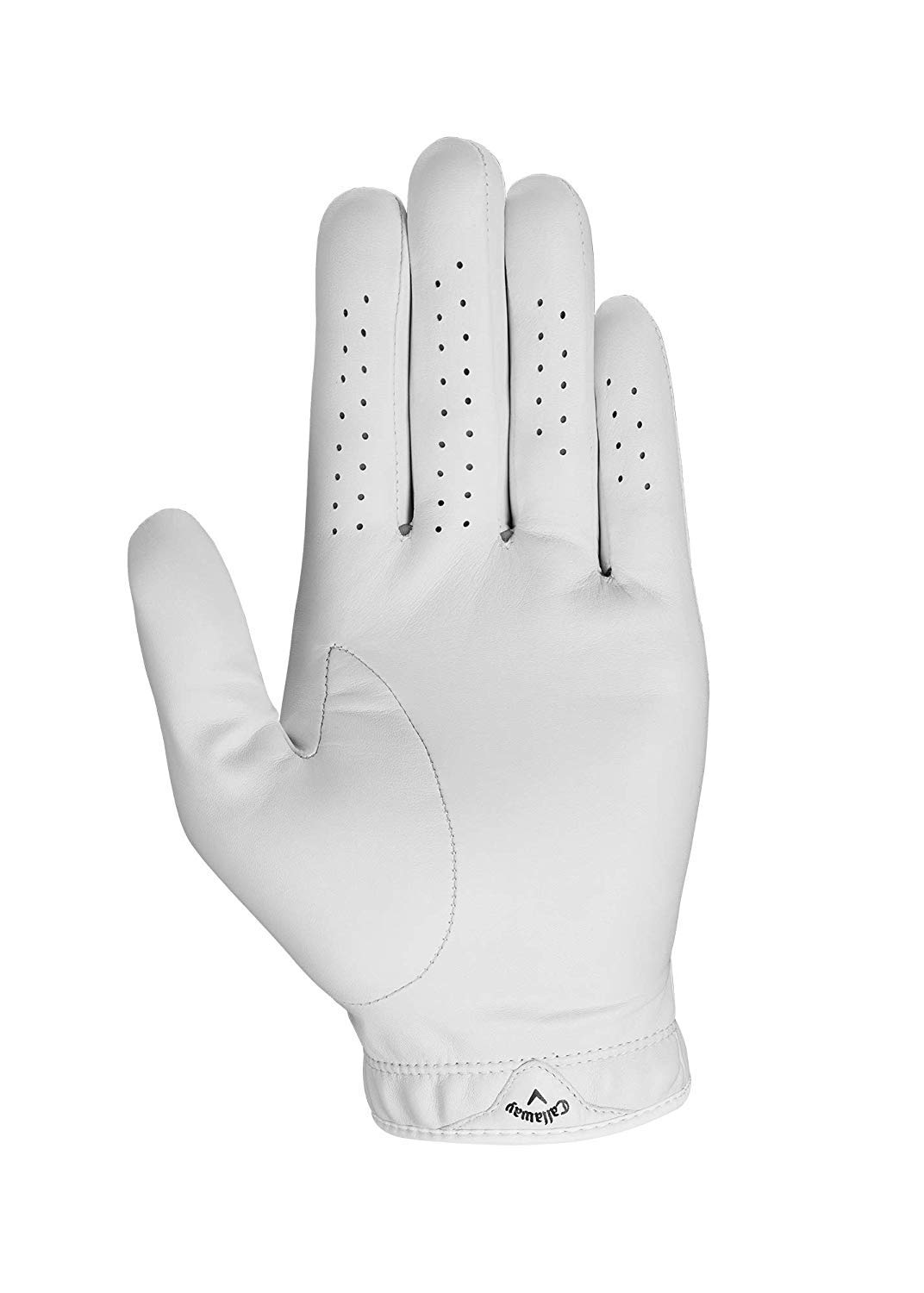 Callaway Golf Tour Authentic Glove (Worn on Left Hand, Cadet (Short Fingers), Medium, White 2019)