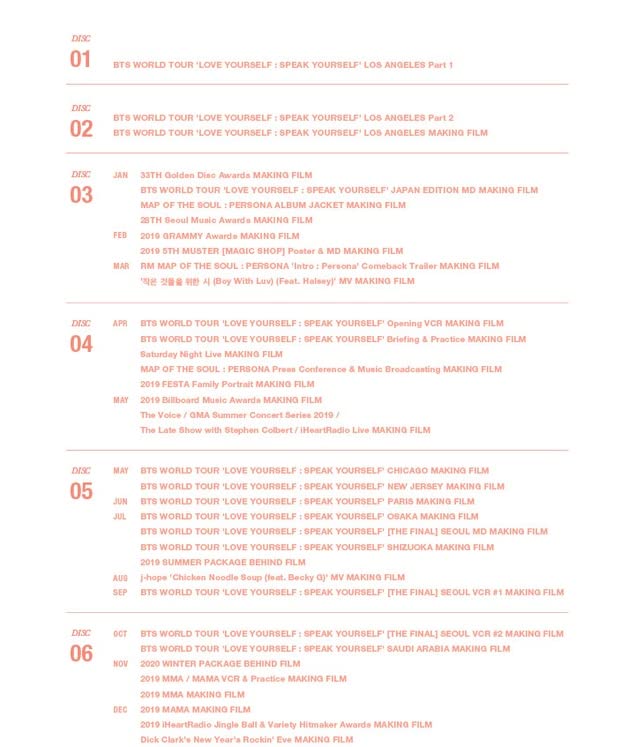 Dreamus, [DVD] [REISSUE PRE-ORDER] BTS MEMORIES OF 2019 DVD+Pre-Order Benefit (BTS2019DV)