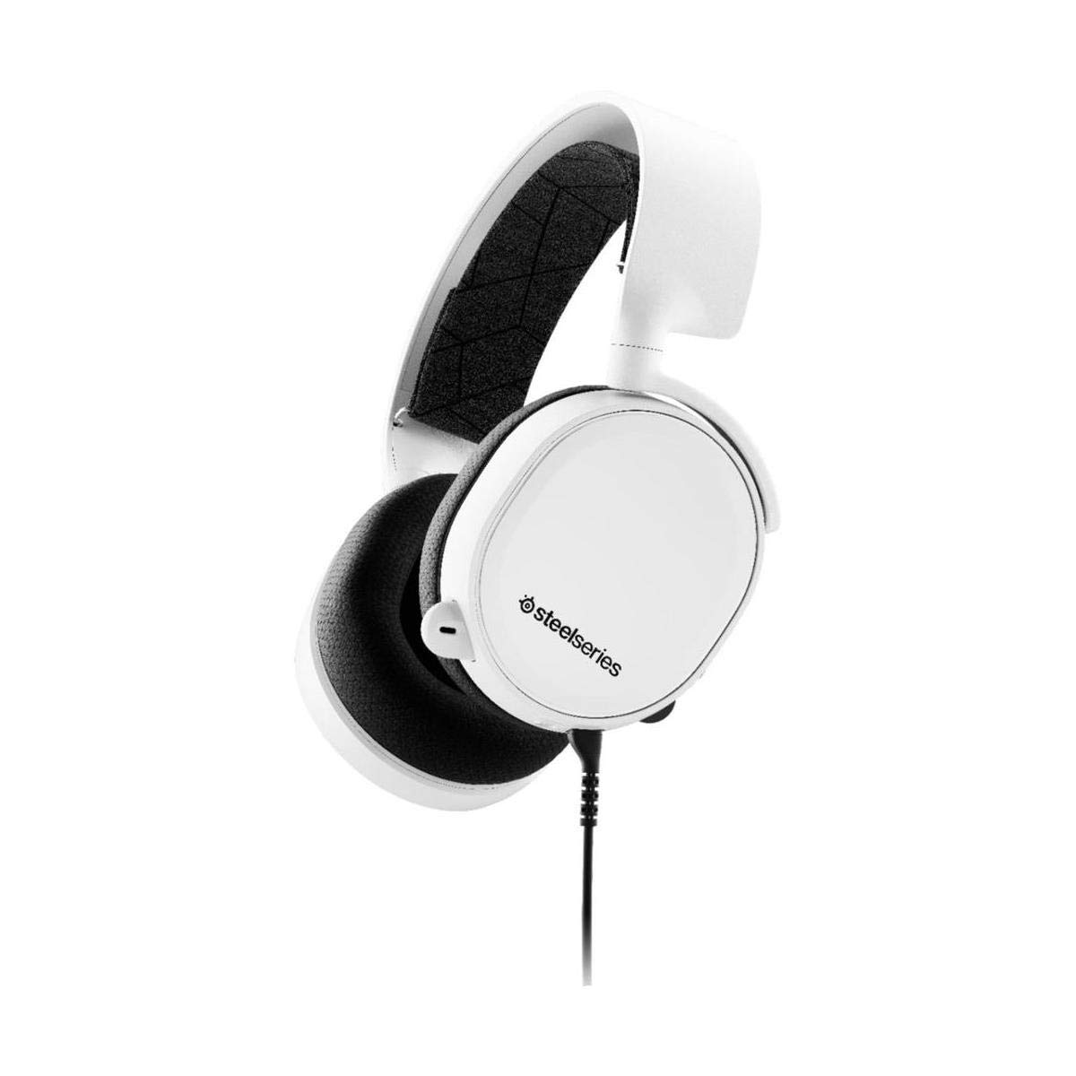 SteelSeries Arctis 3 - All-Platform Gaming Headset - For PC, PlayStation 4, Xbox One, Nintendo Switch, VR, Android, and iOS - White