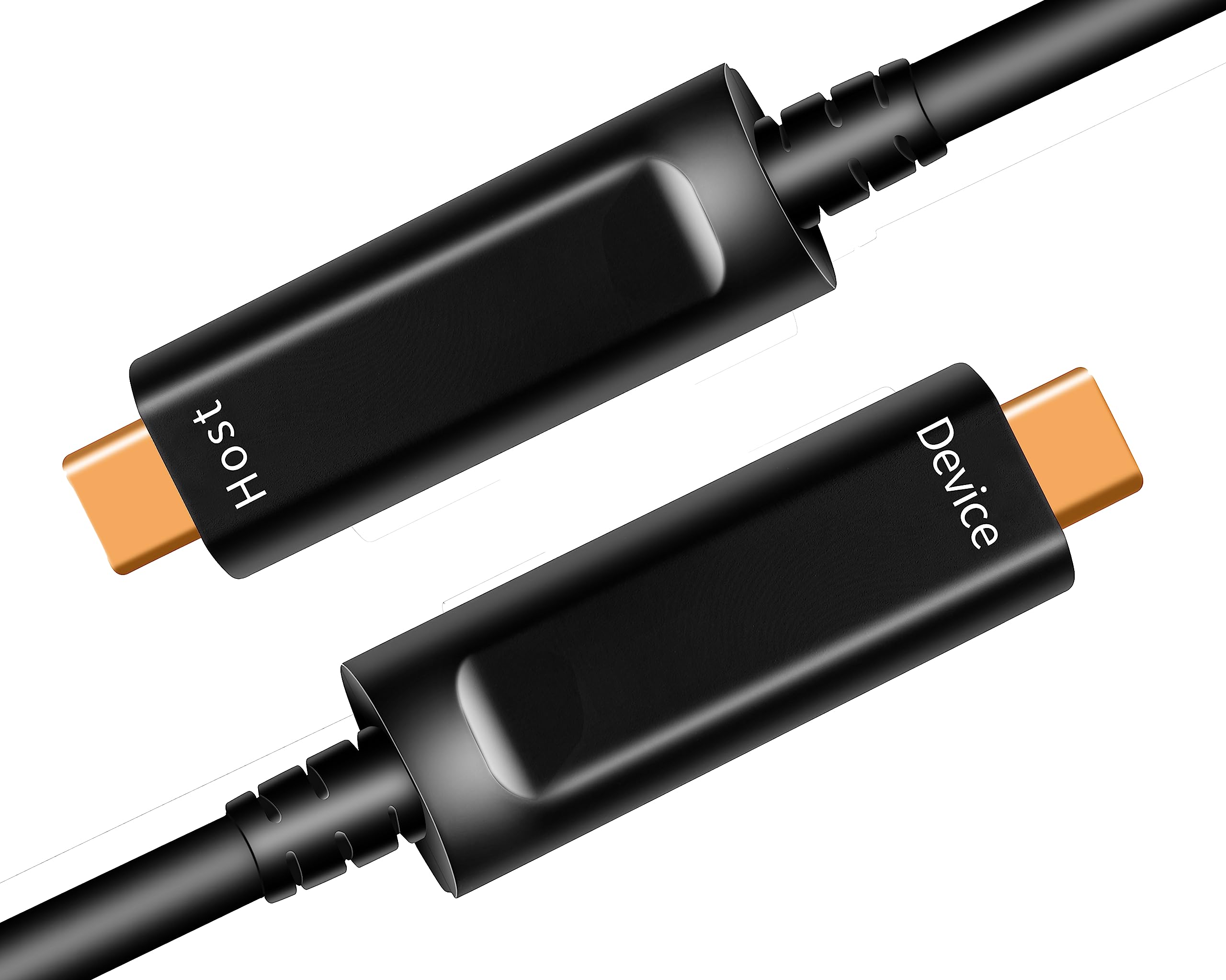 DWLCWY Fiber Optic USB C to USB C Cable(33ft),Slim High Speed 10Gbps USB 3.1 Active Optical Cable for VR, Webcam, Laptop etc