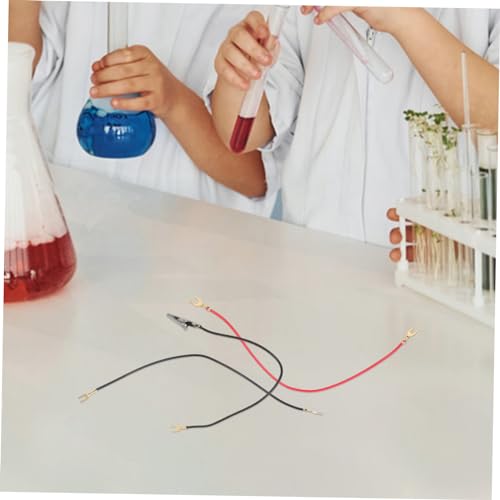 Gatuida 1 Set Battery Experiment Kit Experiment Tools Copper Anode Fruit Battery Experiment Supplies Fruit Battery Experiment Plates Electrode Material Copper Plate Electrode Strips Zinc