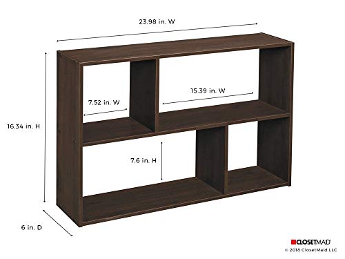 ClosetMaid 1581 Cubeicals Off-set Mini Organizer, Espresso