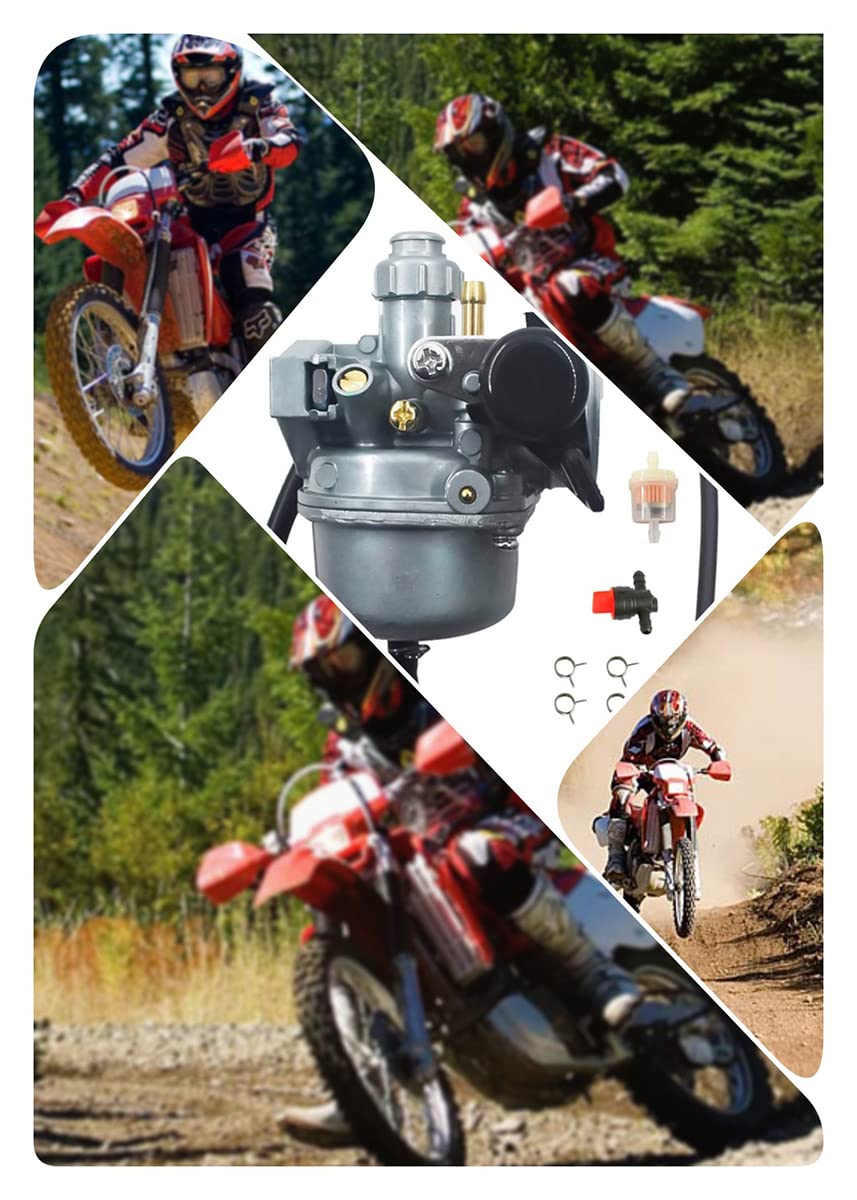 Carburetor & Fuel Switch Valve Petcock Replace for Honda CRF70 XR70 CRF70F XR70R Carb Replace16100-GCF-672