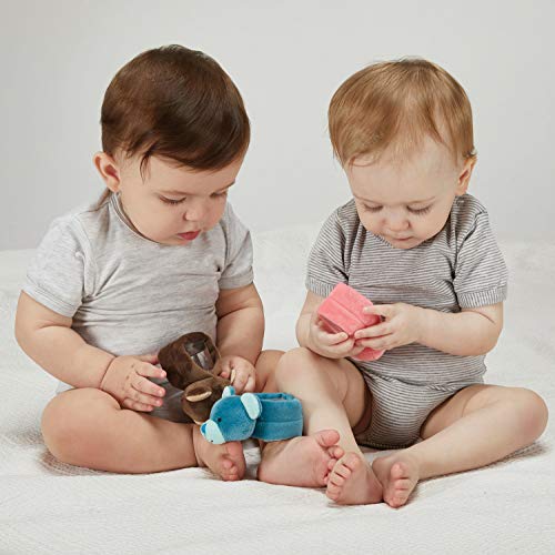 Stephan Baby Boo Bear Comfort Toy and Boo Cube Set, Blue Bear