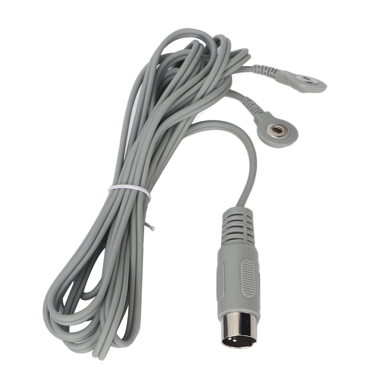 Electrodes Wire 2 Snap Connector 5P Portable Electrodes Wire Cable for Massager Machine 8.2ft