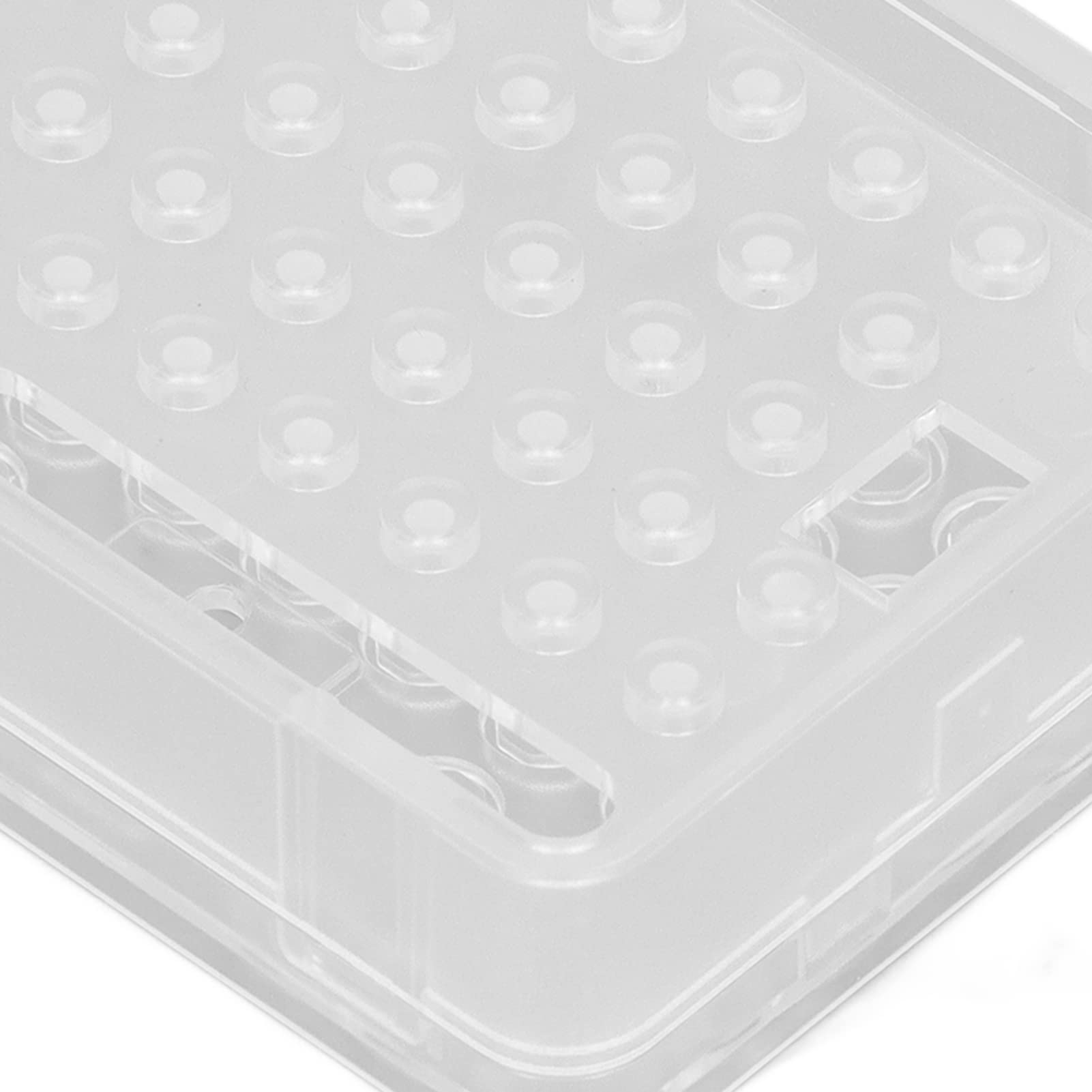 Electronic Housing, Reserved Holes, ABS Circuit Board Housing, Fast Cooling, DIY (Transparent)