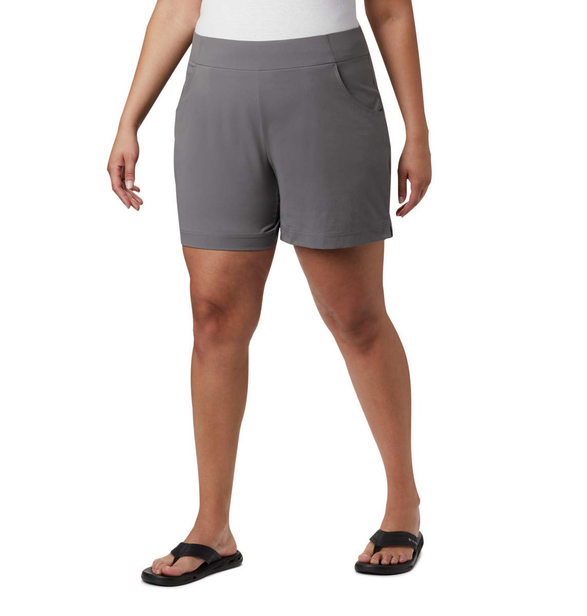 Columbia Women's Anytime Casual Short Shorts, City Grey, Medium x 7