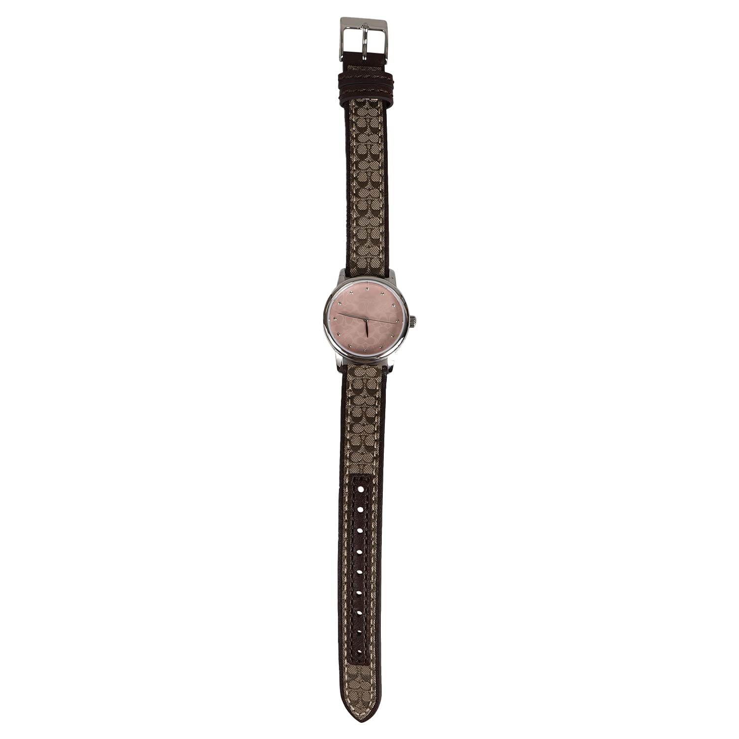 COACH 14503399 Small Pink Dial Signature Logo Women's Watch