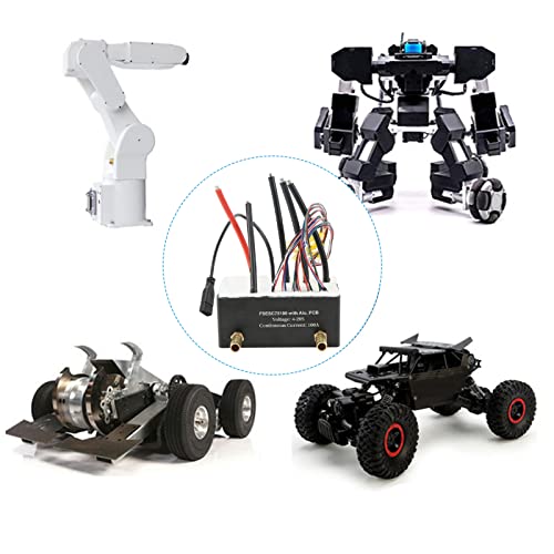 Electronic Speed Controller, Practical Aluminum Alloy Housing High Current Water Cooling ESC 14-84V for DIY