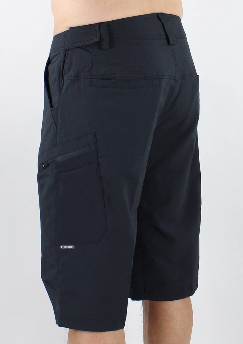 Club Ride Apparel HiFi Cycling Short - Men's Biking Shorts - Steel Grey - Large