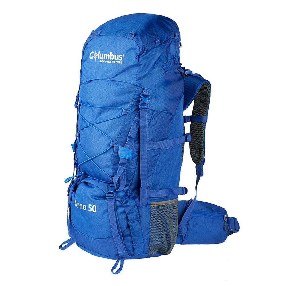 Columbus Arno 50 (with Rain Cover) Mountaineering, Mountaineering and Trekking Backpack Adult Unisex Blue (Blue) One Size