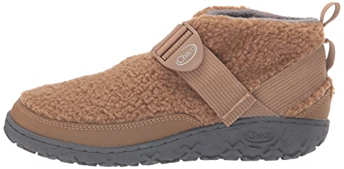Chaco Men's Ramble Fluff Ankle Boot, Natural Brown, 12