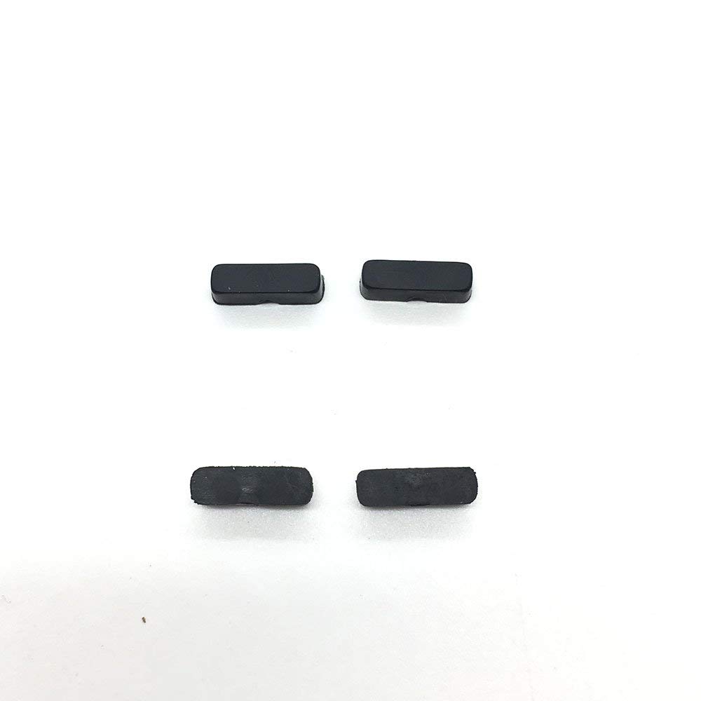 Replacement 4 PCS Rubber Feet Shell Housing Case Rubber Cover for Xbox 360 Slim (Black)