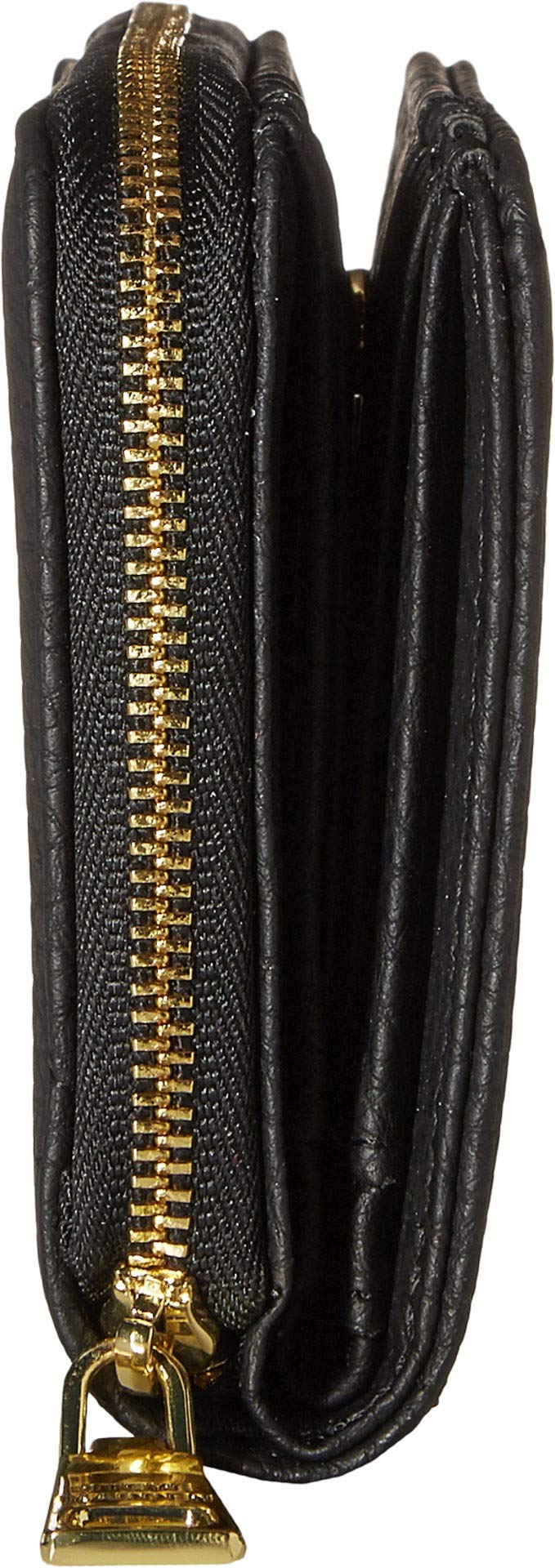 Steve Madden French Zip Around Wallet Black One Size