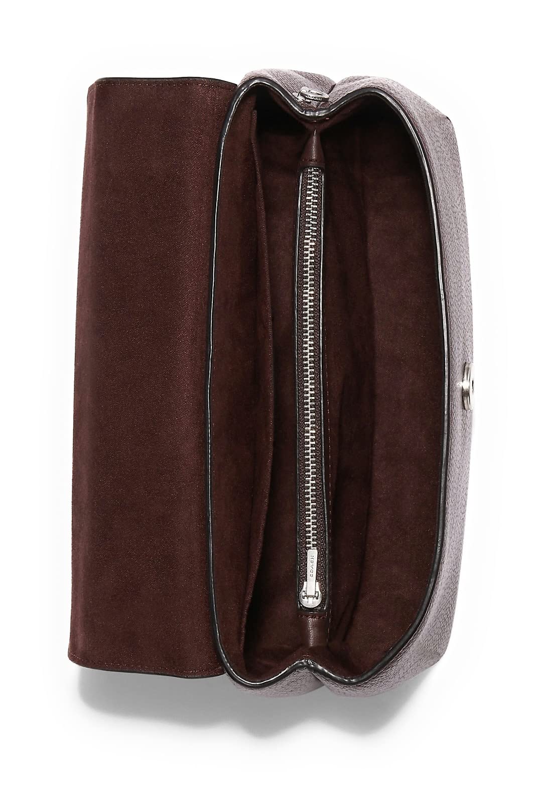 Coach Womens Tammie Shoulder Bag In Leather (SV/Cranberry Multi)