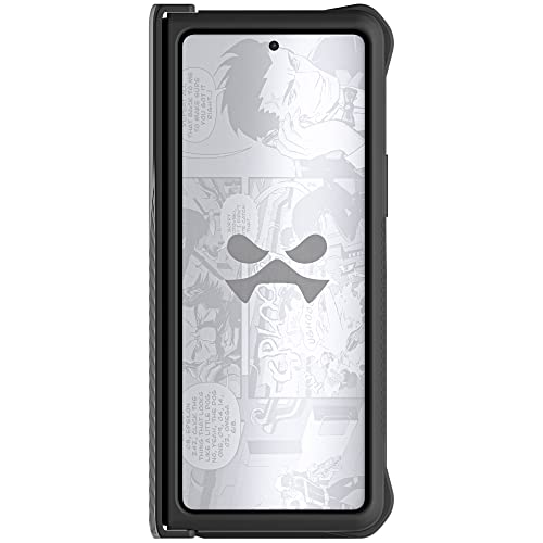 Ghostek EXEC Wallet Case for Galaxy Z Fold 4 - Magnetic Credit Card Holder, Hinge Protection, Wireless Charging, 7.6" Screen (Black)
