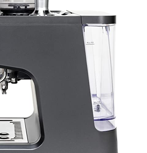 Café Bellissimo Semi Automatic Espresso Machine + Milk Frother | WiFi Connected| Built-In Bean Grinder, 15-Bar Pump & 95-Ounce Water Reservoir | Matte Black, C7CESAS3RD3