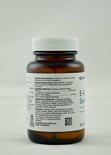 Metagenics E-400 Selenium, Antioxidant Supplement with Vitamin E to Help Support Cellular Health - 60 Tablets, 2 Month Supply
