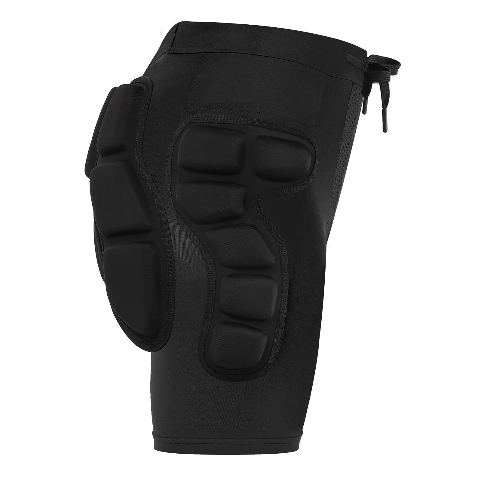 Relaxyee Protective Padded Shorts, Impact Resistance Sportswear Outdoor Impact Protective Gear for Snowboard, Skate, Ski, Skateboard, Unisex, 3D Protection for Hip, Butt and Tailbone (Small)