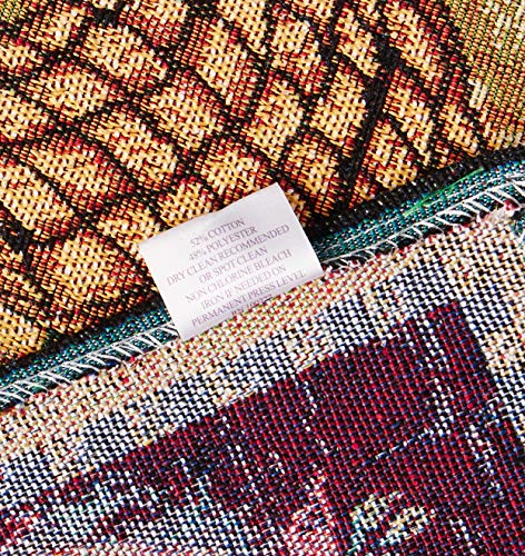 Violet Linen Fall Harvest Thanksgiving Autumn Leaves Sunflowers Fruits Pumpkins Tapestry Pattern, Polyester Cotton Woven Tapestry, Cornucopia, 13 X 19, Rectangler Set of 4, Decorative Place Mats