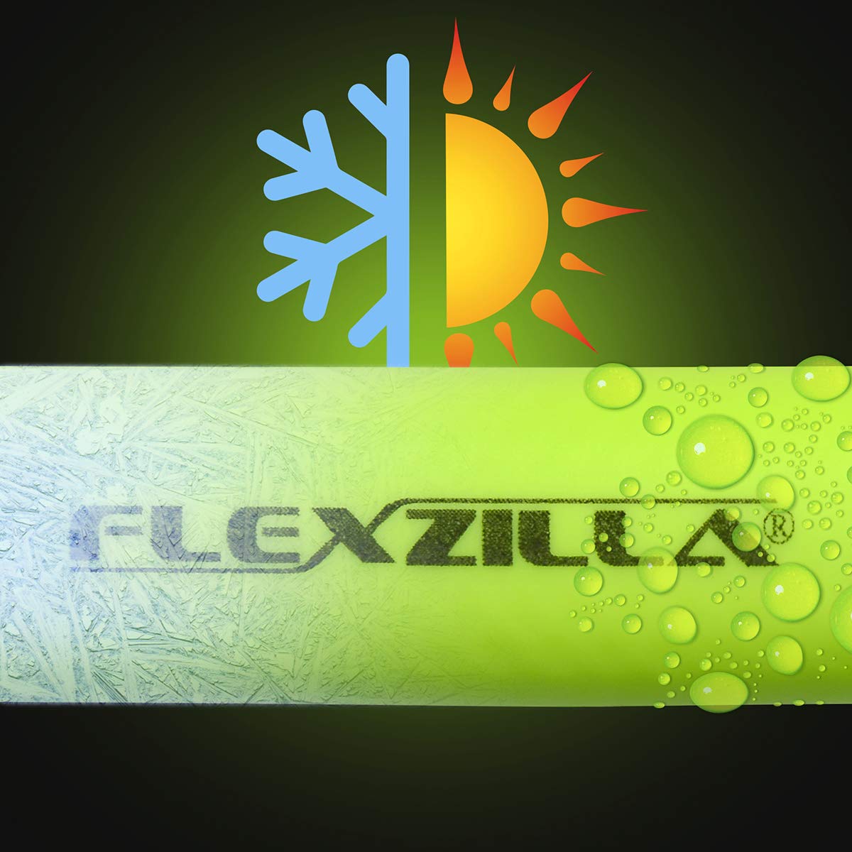 Flexzilla Pro Air Hose, 1/4 in. x 25 ft., Heavy Duty, Lightweight, Hybrid, ZillaGreen - HFZP1425YW2