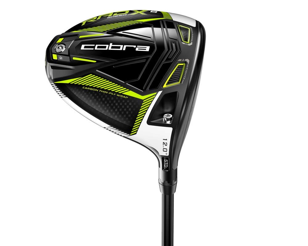 Cobra Golf 2021 Radspeed XB Junior Driver Gloss Black-Turbo Yellow (Junior's Right Hand, Cobra Junior Shaft, Ages 12-14, 43.25, 12), standard