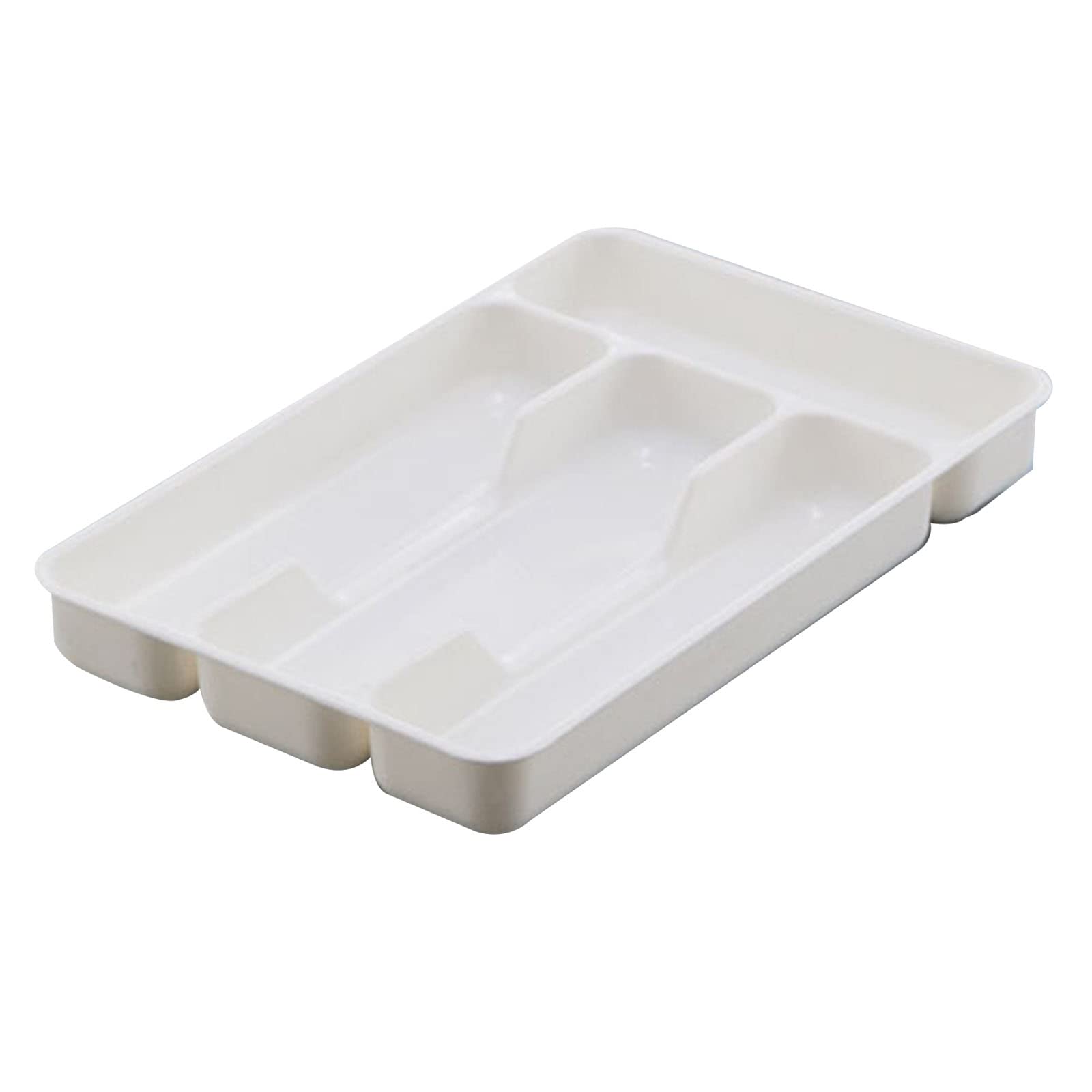 DarklIp 2pcs Organizer Tray For Cutlery Silverware Flatware Kitchen Utensils Holder Drawer Dividers For Knives Fork Spoon Office Tableware Organizer