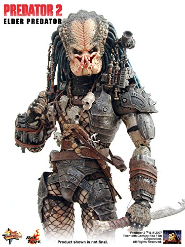 Sideshow Collectibles Hot Toys Predator 2 Deluxe 14 Inch Model Figure Elder P...