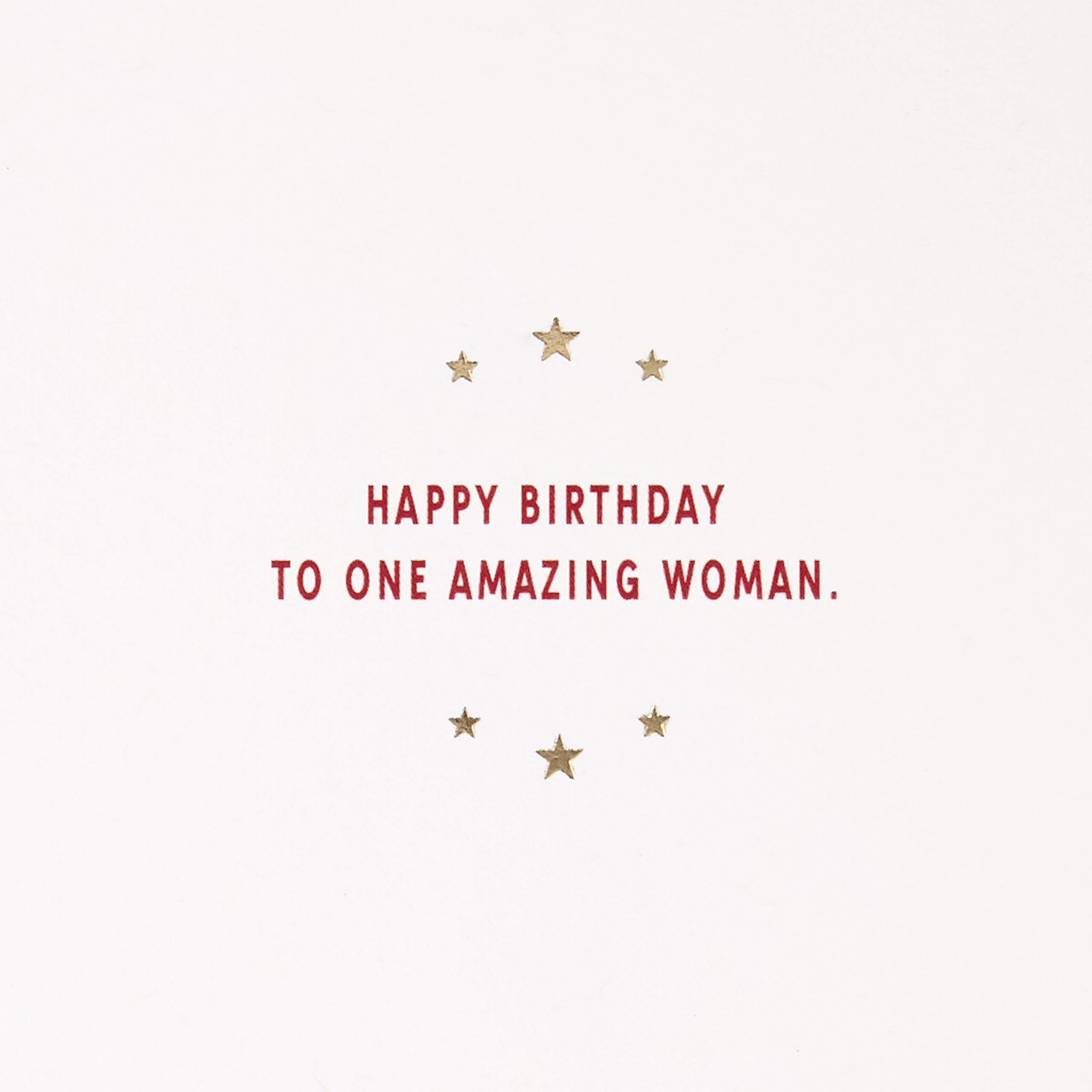Hallmark Signature Birthday Card for Women (Wonder Woman)