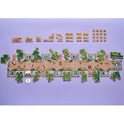 Capstone Games: New York Zoo, Strategy Board Game, Build Your Own Zoo, Easy to Learn, 1 to 5 Players, 60 Minute Play Time, for Ages 10 and Up