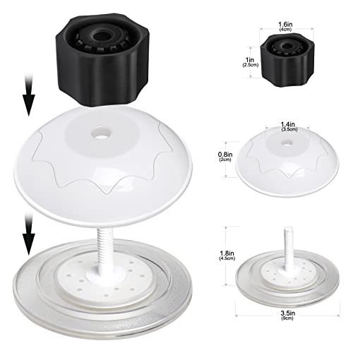 Topmart Strong Suction Cups for Cat Window Perch, for Cat Window Hammock,for Cat Window Resting Seat ,Up to 30lbs (2 Pack)