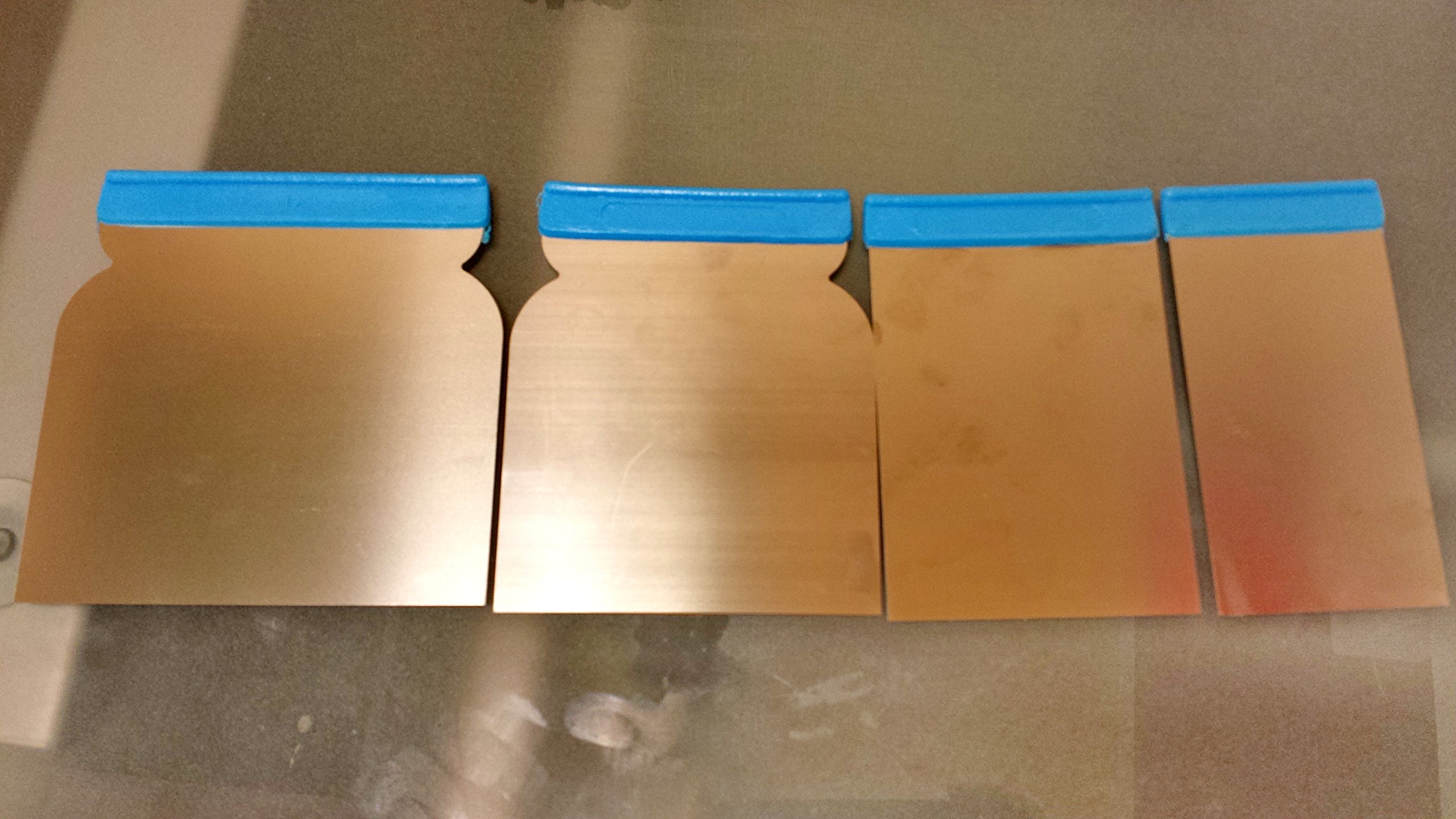 Japanese Knife Spatula Scraper Kit Venetian plaster spatulas set of 4 - Straight Edges