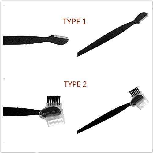 Eyebrow Razor for Women, 5PCS Multipurpose Exfoliating Dermaplaning Tools and Facial Razor with Precision Cover,Safety Beauty Knife for Man and Women