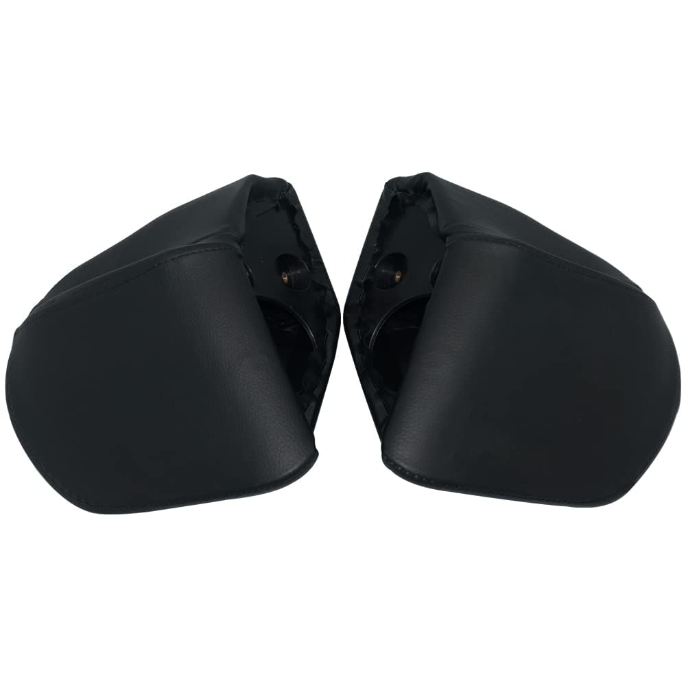 WOWTK King Tour Pack 6.5" Rear Speakers Pod Kit fits for Harley Touring Electra Glide, Street Glide, Ultra Limited, Road Glide Ultra and Tri Glide Models 2014-2023,Chrome