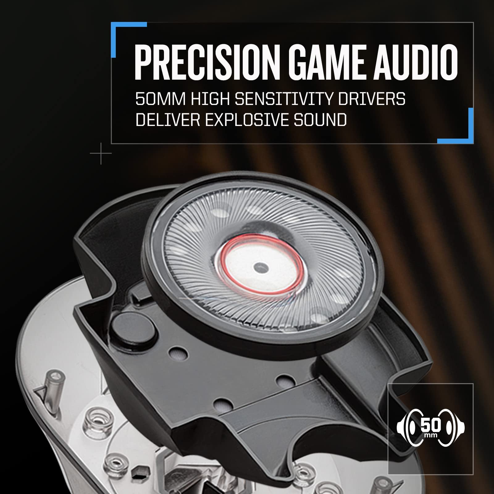 RIG 500 PRO EX Officially Licensed Xbox Gaming Headset with Dolby Atmos 3D Spatial Audio for Xbox Series X|S, Xbox One, Windows 10/11 PC - 50mm Speaker Drivers - Audio Dial - White