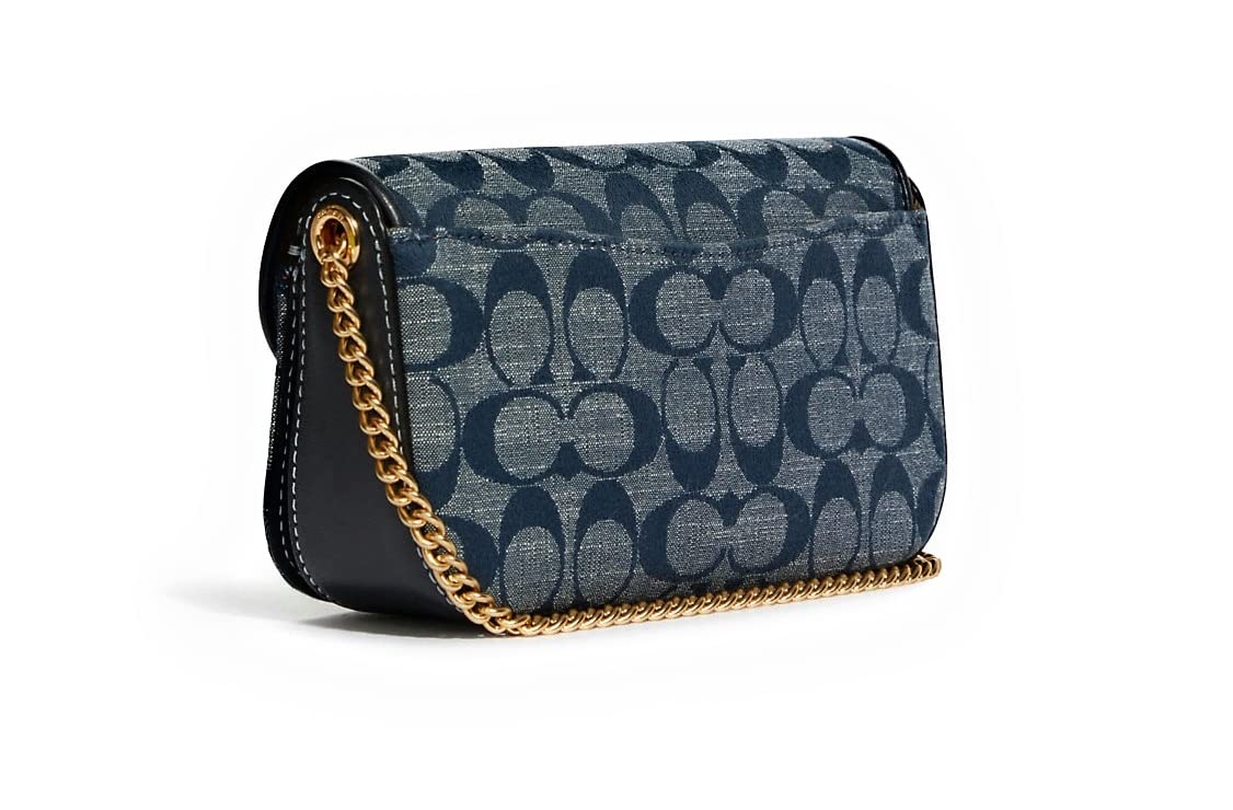 Coach Womens Kleo Crossbody In Leather (IM/Denim Multi In Signature Chambray)