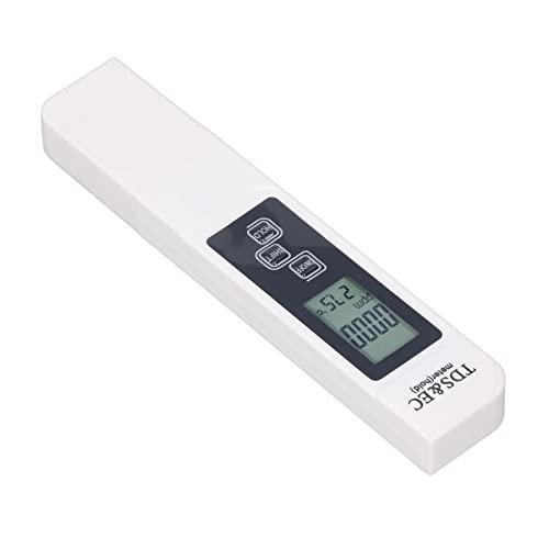 Digital Water Tester, Rustproof Interference Resistant 3 in 1 HD Display High Accuracy Digital TDS Meter for Swimming Pool