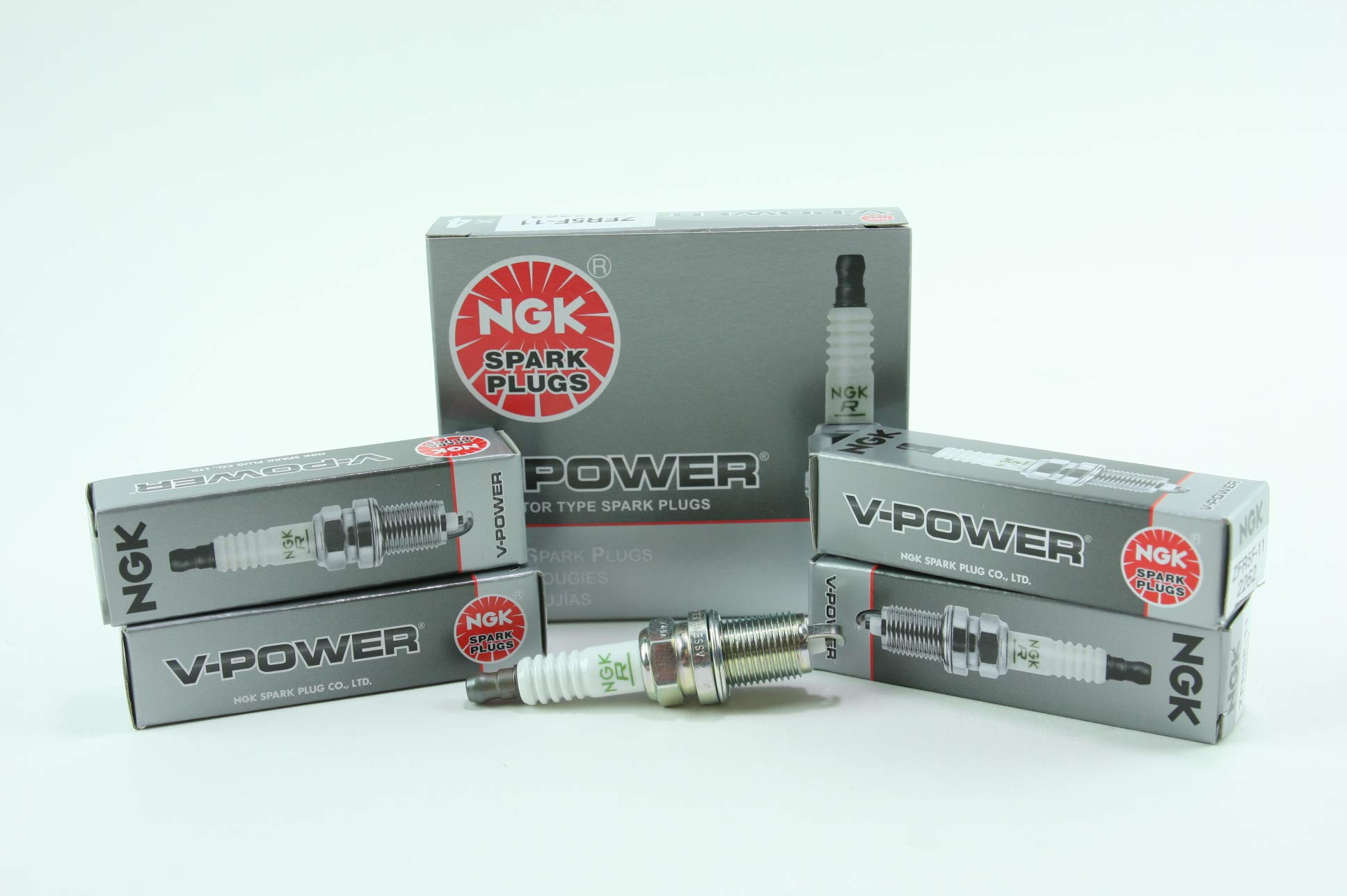 NGK Spark Plug ZFR5F-11- Set of 4