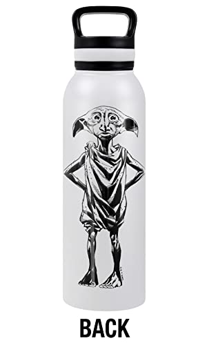 Harry Potter OFFICIAL Dobby 24 oz Insulated Canteen Water Bottle, Leak Resistant, Vacuum Insulated Stainless Steel with Loop Cap