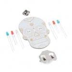 OEM SparkFun Electronics KIT-14636, Day of The Geek - Soldering Badge Kit (White) (10 Items)