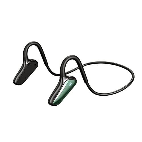 Bone Conduction Headphones Open Ear Wireless Bluetooth 5.2 Sports Headset Waterproof Earbuds with Microphone Long Battery Life Neckband for Running Workout Cycling Android iOS