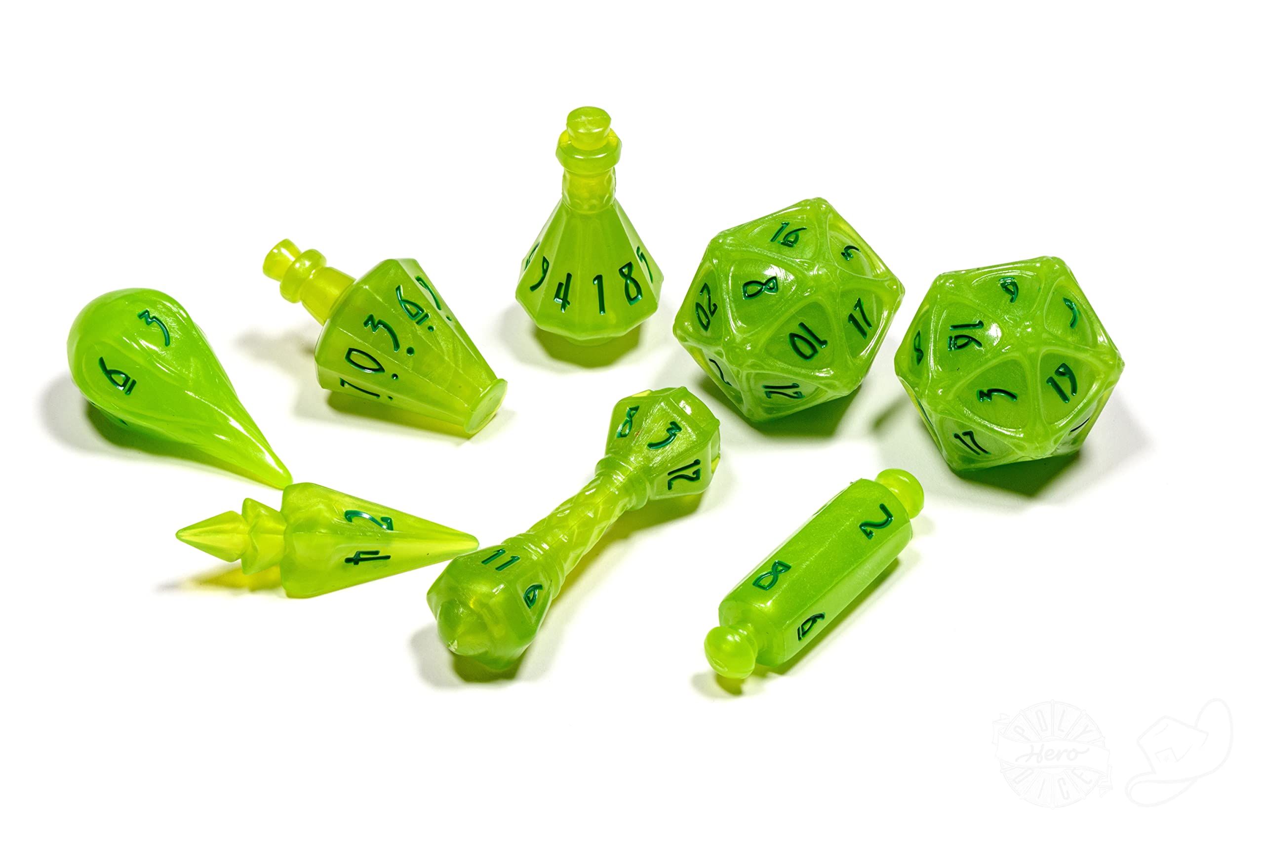 Wizard 8 Dice Set (Acid Splash)