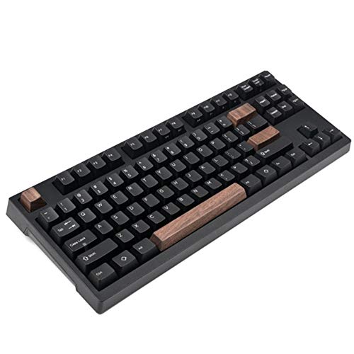 Durable Walnut Wooden Keycap Height Wood Keycap Suit Wooden Keycaps Personality forMX Switch Mechanical Gaming Keyboard Beautiful