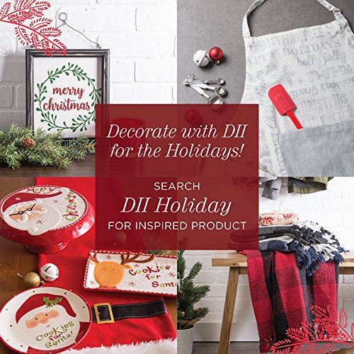 DII Christmas Dish Towels Decorative Metallic Holiday Kitchen Towel Set, 18x28, Confetti, 2 Count