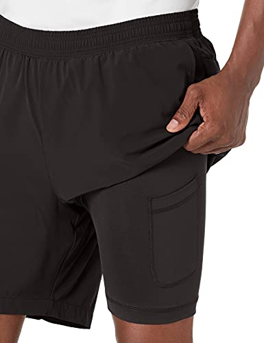 Champion mens 7-inch Sport With Liner Shorts, Black, X-Large US