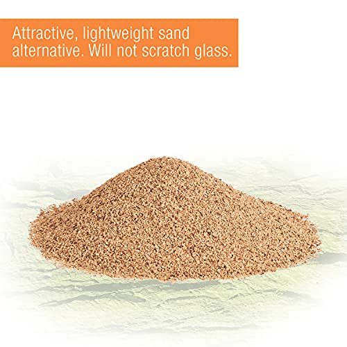 Zilla Reptile Terrarium Bedding Substrate Desert Blend Walnut, 10-Qt.