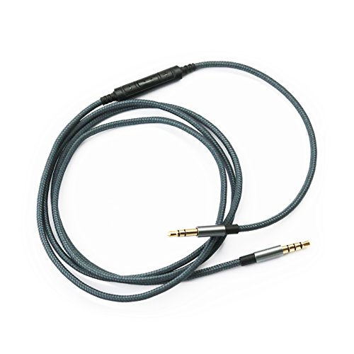 NewFantasia Cable Compatible with Sony MDR1000X, MDRXB650BT, MDR-XB950BT, WH1000XM3, WH1000XM2, WH-CH700N Headphone, Remote Volume Control Mic for Samsung Galaxy Xiaomi Huawei Android Phone
