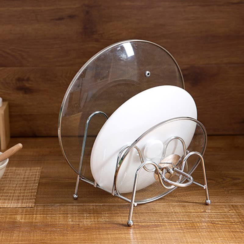BONOOL Pan Pot Lid Plates Kitchen Sink Countertop Holder Dish Rack Bowl Storage Shelf Drying Stand Draining for Home